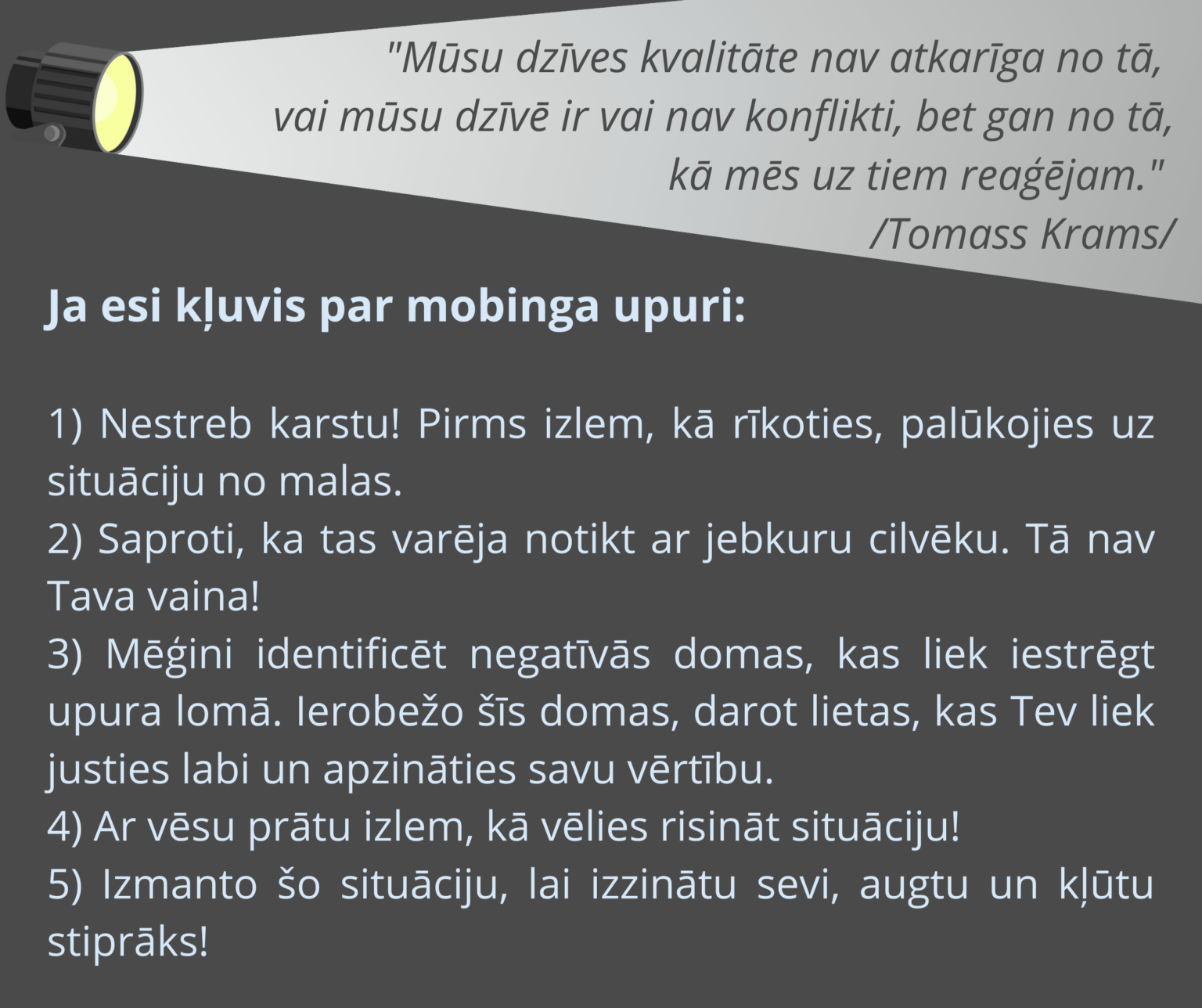 Informatīvs materiāls par mobingu un bosingu darbā