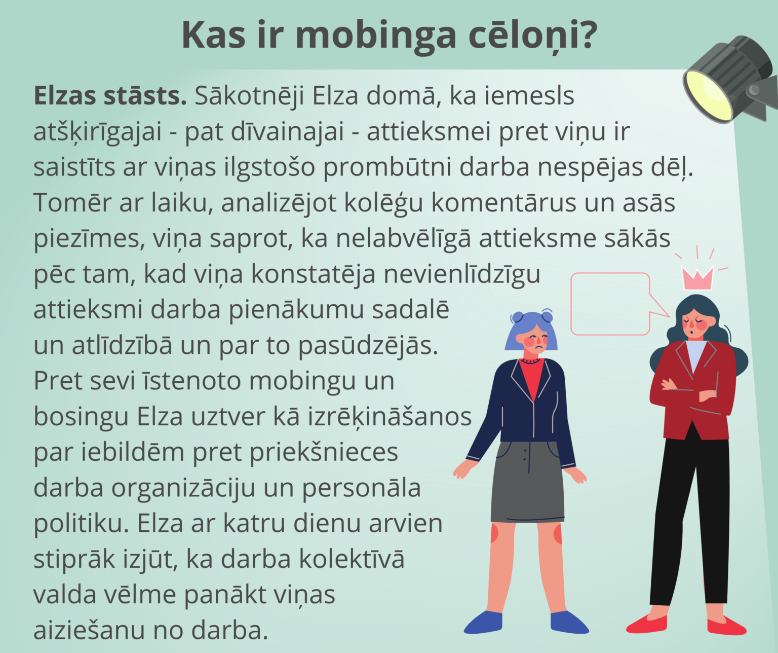 Informatīvs materiāls par mobingu un bosingu darbā